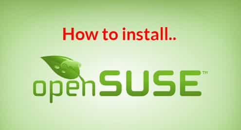 How to install OpenSUSE - Onet IDC Onet IDC